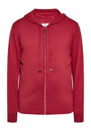 Mymo Kapuzenjacke Herren weinrot