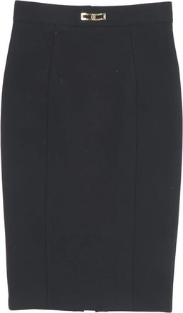Elisabetta Franchi Femme, Jupes, Noir, Taille: 40 FR Pencil Skirts
