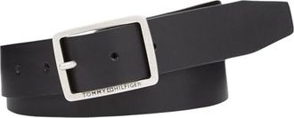 Tommy Hilfiger Ceinture Homme Jeans Buckle 3.5 Cuir, Noir (Black), 110 cm