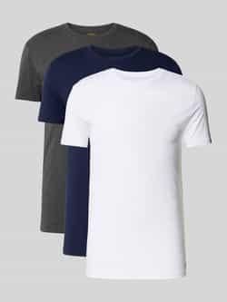 Ralph Lauren Regular Fit T-Shirt-Set aus reiner Baumwolle im 3er-Pack