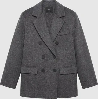 Anine Bing Manteau Sali Dark Grey