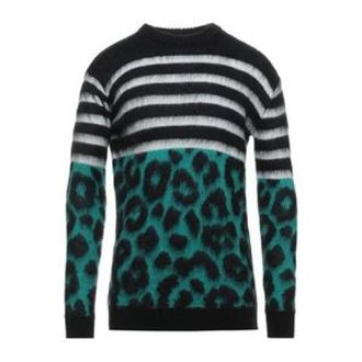 N&deg;21 Gr&uuml;n/Blauer Strickpullover - - Knitwear - Herren - Mehrfarbig - M