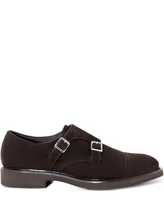 Doucal's Monk-Schuhe aus Wildleder - Braun
