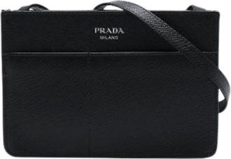 Prada Sac bandouli&egrave;re vintage Pre-owned - Femme - Pre-owned - Noir - Taille: ONE Size