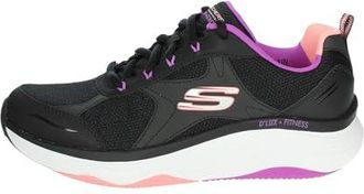 Skechers Baskets de Fitness Dlux pour Femme, Noir, 36 EU