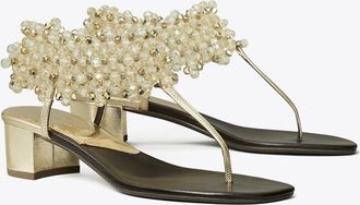 Tory Burch Damen Sandalette mit Perlen