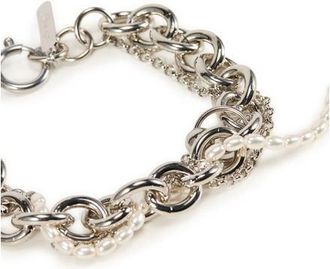 Justine Clenquet Bracelet Salem cha&icirc;nes &agrave; maillons et perles