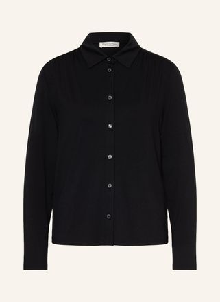 Marc O'Polo Marc Opolo Hemdbluse Aus Jersey schwarz
