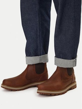 Timberland Klassische Stiefeletten Britton Road Mid Chelsea TB0A6A4WEM61 Braun