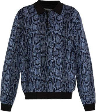 Carhartt Work in Progress Homme, Pulls, Bleu, Taille: L Polo Snake