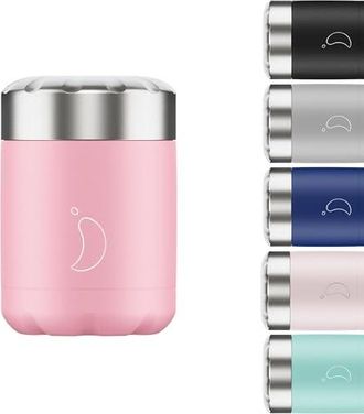 Chilly's Vorratsbehälter - doppelwandiger, auslaufsicherer, wiederverwendbarer Premium-Lebensmittelbehälter aus Edelstahl - Zartpink - 300ml