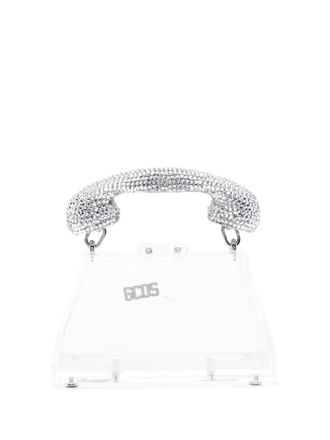 GCDS mini sac Call-Me Comma - Blanc