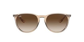 Ray-Ban Rb4171 Erika Lunettes de Soleil, Brun Clair Transparent, 54 Mixte Adulte
