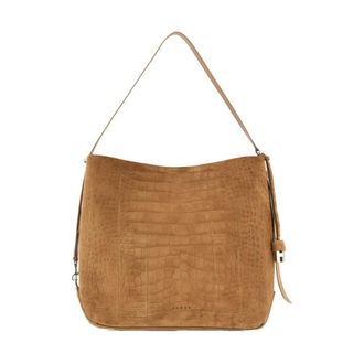 Hogan Femme, Sacs, Beige, Taille: ONE Size Hocket Hobo Bag