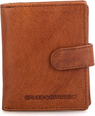 Spikes & Sparrow Leather RFID Billfold Wallet - Michigan - Brandy Cognac