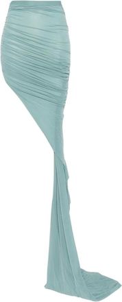 Rick Owens Femme, Jupes, Bleu, Taille: 38 FR Edfu Skirt