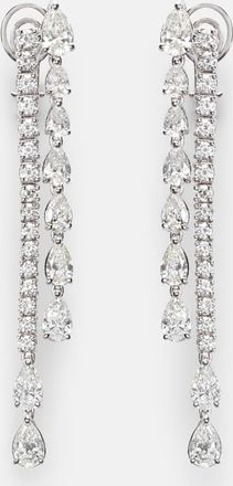 Bucherer Ohrringe Classics Twist aus 18kt Weißgold mit Diamanten