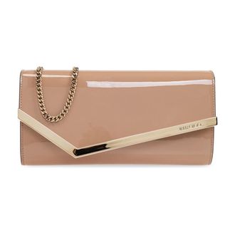 Jimmy Choo London Femme, Sacs, Beige, Taille: ONE Size Clutch Emmie