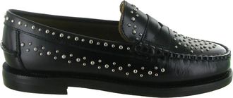 Sebago Femme, Chaussures, Noir, Taille: 36 EU Dan Studs Mocassins