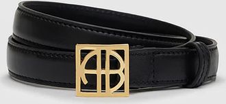 Anine Bing Ceinture Monogram Black
