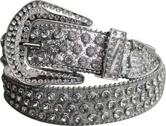 Generic Ceinture en cristal de style coréen pour femme - Accessoire décontracté, 13, 115 cm