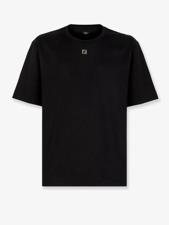 Fendi Cotton t-shirt with FF detail - FENDI - gender_Man