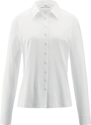 Peter Hahn Jersey-Bluse Peter Hahn weiss