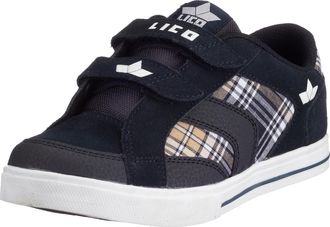 Lico Flint V 530068, Jungen Sneaker, blau, (marine-beige-weiss ), EU 31