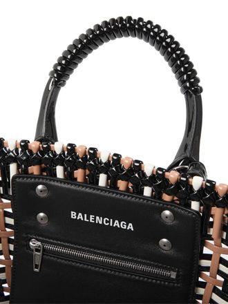 Balenciaga Womens Bistro Basket Braided Tote Bag Multiple Colors >