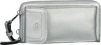 Tom Tailor bags Ela Damen Geldbörse Portemonnaie Reißverschluss Groß Silber