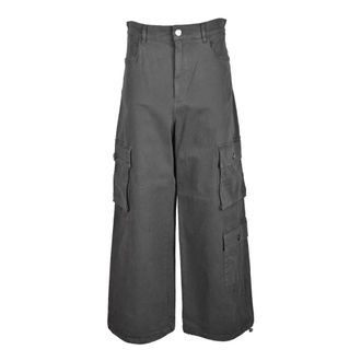 Pinko Cargo Hose mit Hoher Taille - - Trousers - Damen - Gr&uuml;n - XL