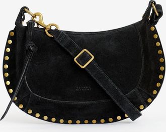 Isabel Marant Sac Oskan Moon En Cuir Velours - - Noir - - Isabel Marant