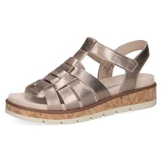Caprice Femme Damen 9-28715-44 Sandale, Taupe Metallic, 38 EU