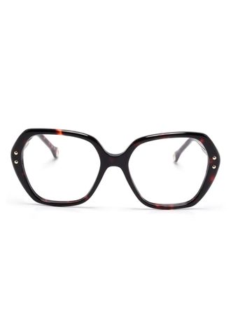 Carolina Herrera lunettes de vue à monture géométrique - Noir