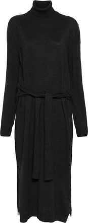 Christophe Lemaire Knielanges Kleid - Dunkelgrau