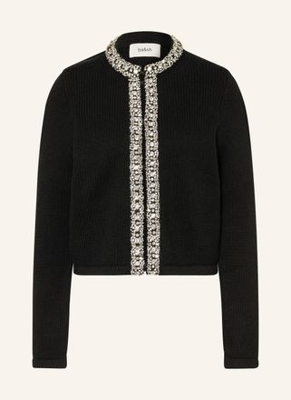 BA&SH Ba&Sh Strickjacke Louna Mit Schmucksteinen schwarz