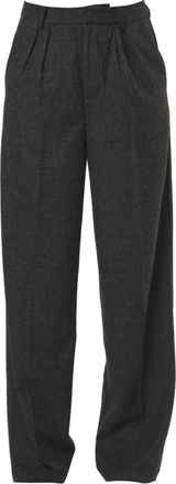 Saint Barth Femme, Pantalons, Gris, Taille: 38 FR Marcel Wool Pantalons