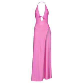 Balenciaga Rosa Asymmetrisches Bademode-inspiriertes Kleid - - Dresses - Damen - Rosa - S