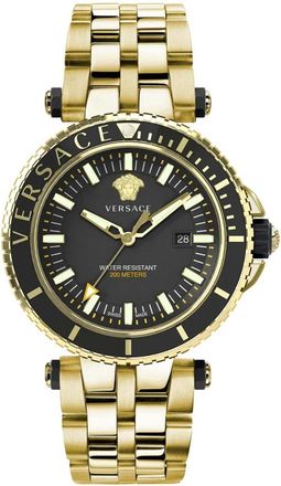 Versace Armbanduhr Veak006 18 - - Accessories - Herren - Gelb - ONE SIZE