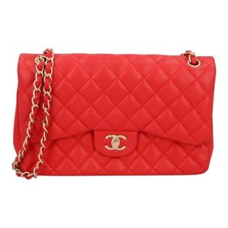 Chanel Pre-owned Large Classic BAG - - Pre-owned - Damen - Rot - ONE SIZE
