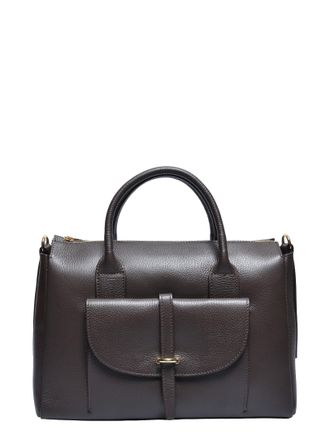 Anna Luchini Kastanienbraun Rindsledertasche