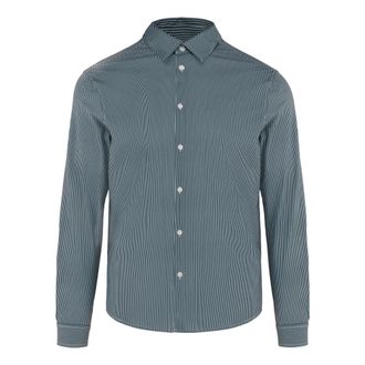Bomboogie Homme, Chemises, Bleu, Taille: 2XL Chemise Slim Fit