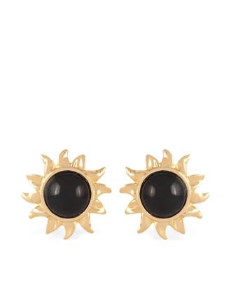 Susan Caplan Vintage boucles doreilles Vintage Sun à clip (années 1980)