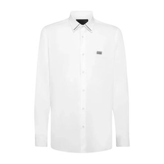 Philipp Plein Wei&szlig;e Sugar Daddy Hemd - - Shirts - Herren - Wei&szlig; - S