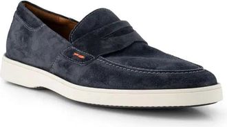 Lloyd Herren Schuhe blau Velours