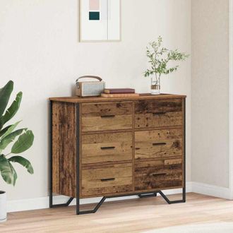 vidaXL Commode Bois Ancien 91 x 35.5 x 74.5 cm Bois ding&eacute;nierie Vidaxl