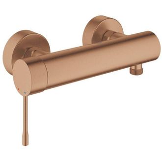 GROHE Brause-Einhebelmischer Essence warm sunset geb&uuml;rstet, Wandmontage - Grohe
