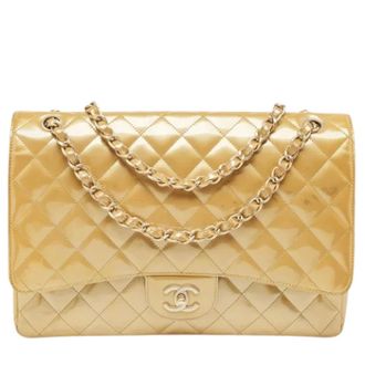Chanel Pre-owned Cuir sacs-chanel - Femme - Pre-owned - Beige - Taille: ONE Size