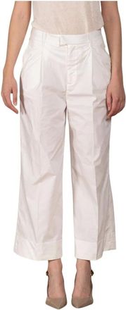 Mason's Femme, Pantalons, Blanc, Taille: 42 FR New York Wide