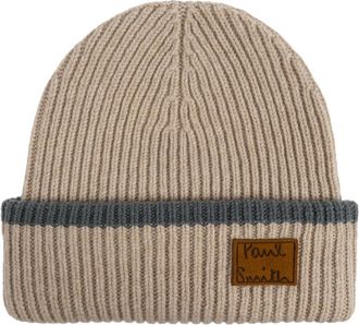 Paul Smith Femme, Accessoires, Beige, Taille: ONE Size Bonnet avec écusson logo